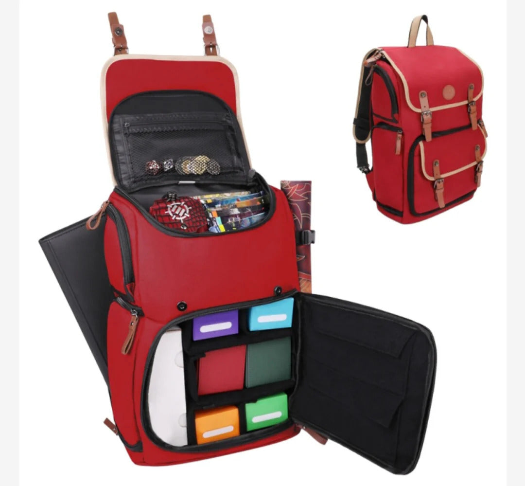 Enhance Designer Edition Trading Card Backpack - Red – CARDPOPUSA