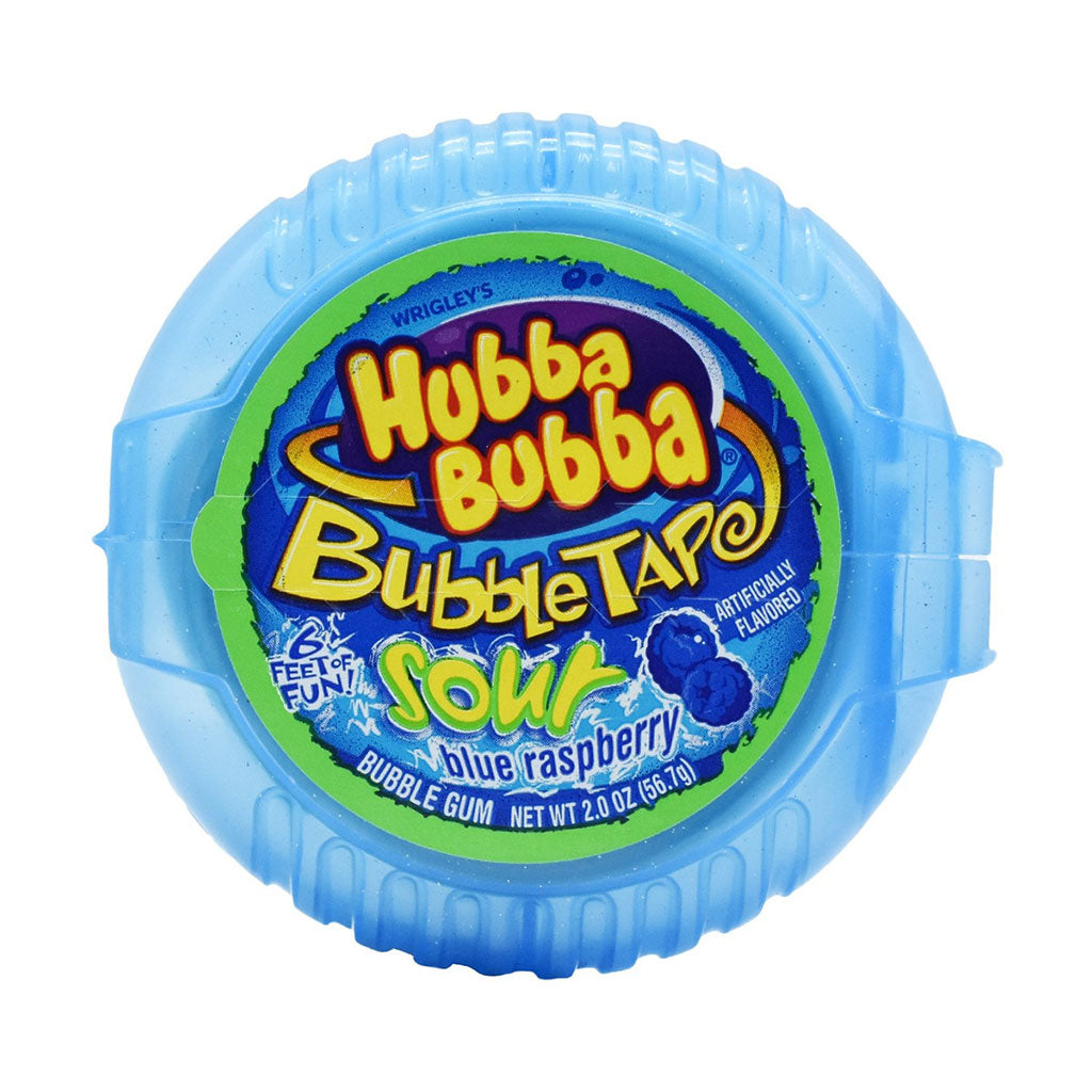 Hubba Bubba - Sour Blue Raspberry Bubble Tape (2oz) – CARDPOPUSA