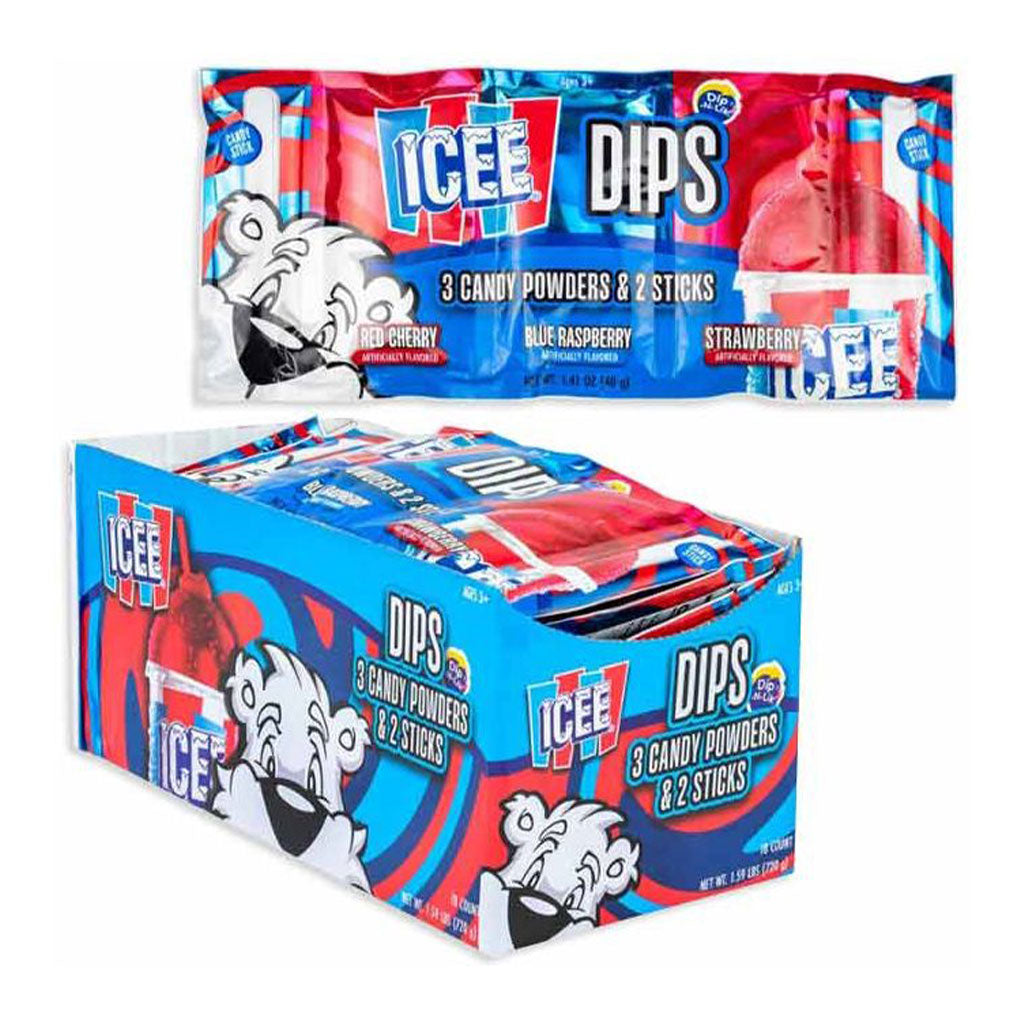 Icee - 3 Flavor Strip Dips (1.41oz) – CARDPOPUSA