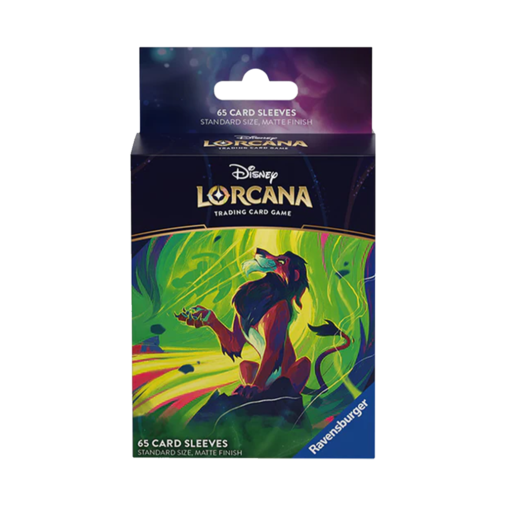 Ravensburger - Disney Lorcana - Azurite Sea - Sleeves - Scar, Vengeful ...