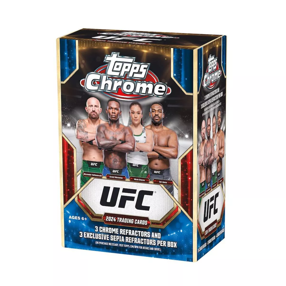 Topps - Chrome - UFC Blaster Box 2024 – CARDPOPUSA