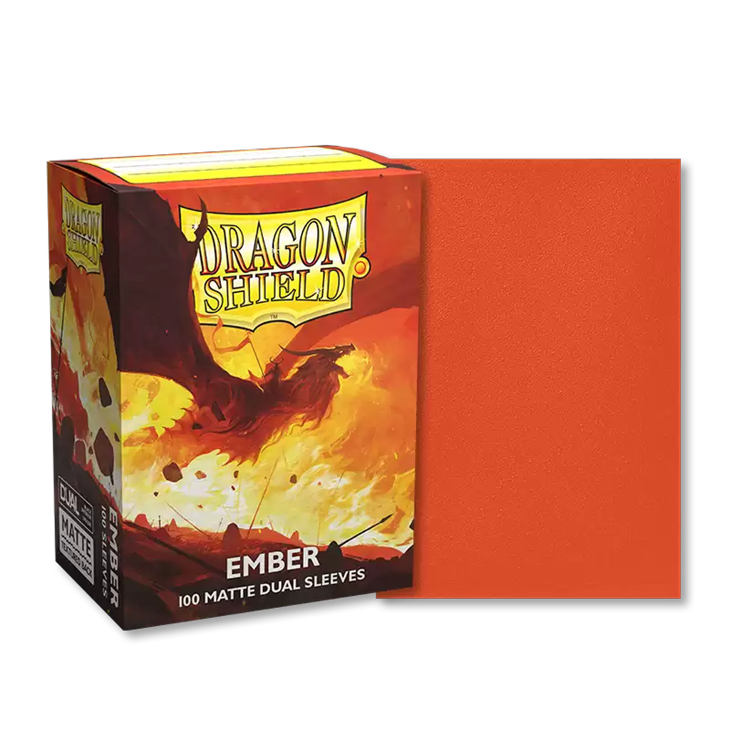 Dragon Shield - 100ct Standard Card Sleeves - Matte Dual Ember – CARDPOPUSA