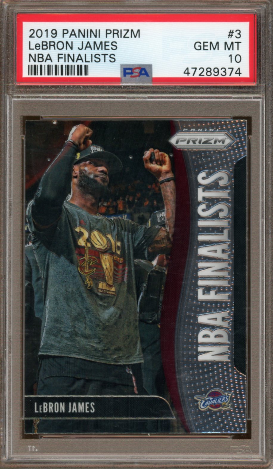 PSA - Gem Mint 10 - Panini - Prizm - 2019- LeBron James - NBA Finalist ... PSA - Gem Mint 10 - Panini - Prizm - 2019- LeBron James - NBA Finalist ...